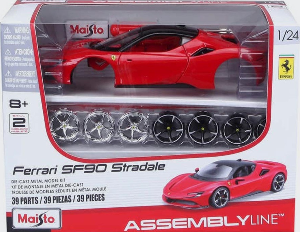 Maisto Assembly Line Ferrari SF90 Stradale 1/24 : (New) – Game-Over